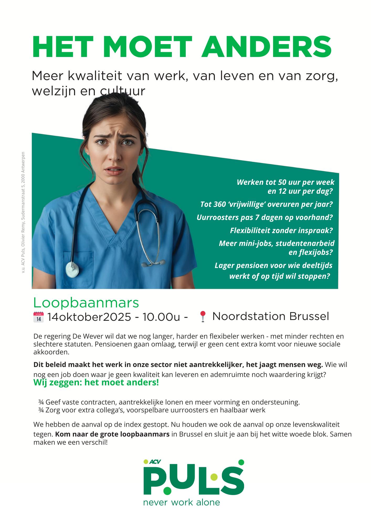 ACV PULS Vakbond UZ Leuven,Syndicale afvaardiging UZ Leuven & UZ ...